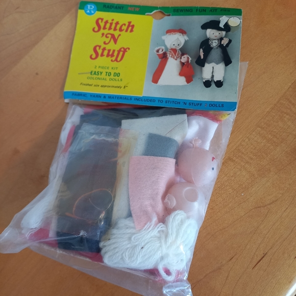 radiant crafts | Other | Vintage Colonial Doll Sewing Craft Kit Radiant ...